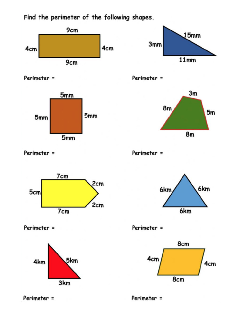 Area and Perimeter | PDF