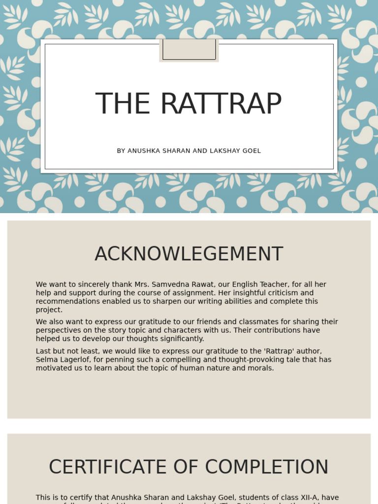 English Project File | PDF