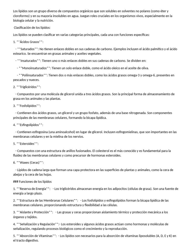 Li Pidos JSJSJ | PDF | Lípido | gordo