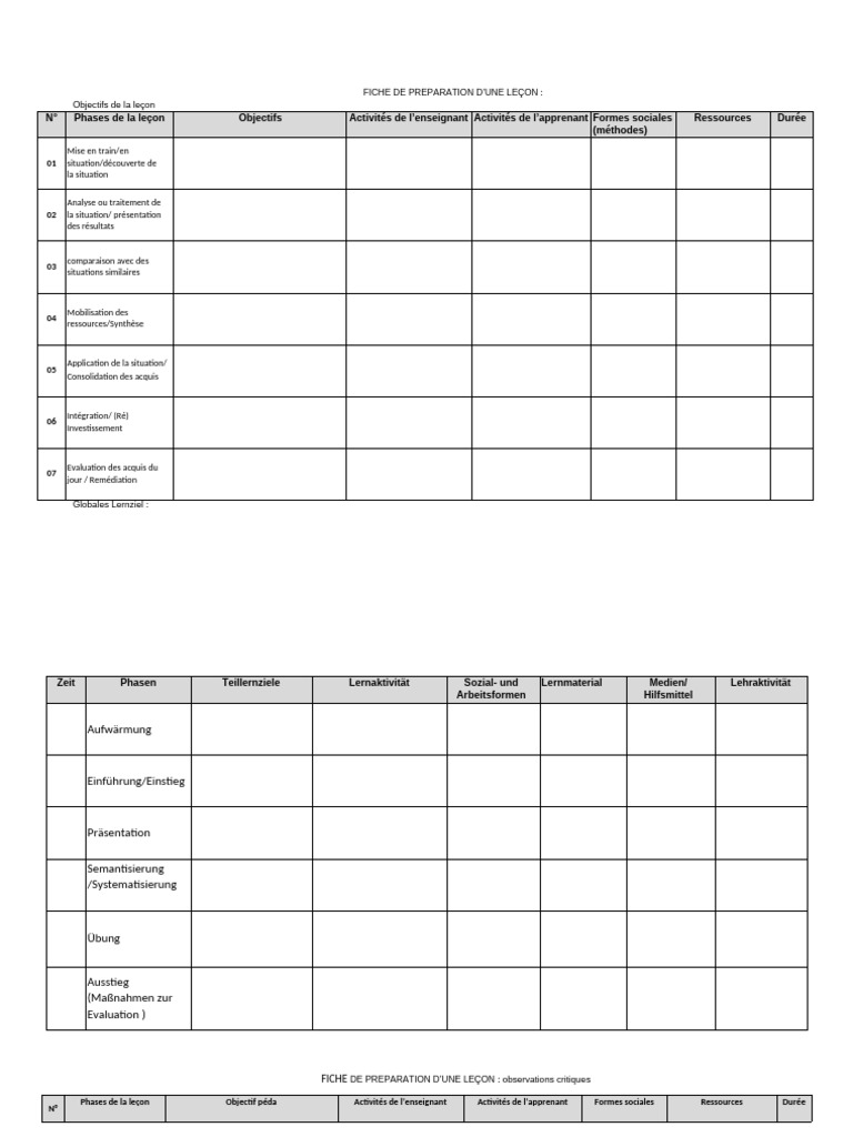 5B Doc 2 Phasen Et Fiches | PDF