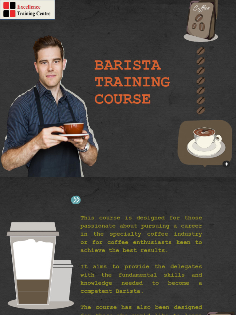 Barista Training Course Excellence !!! | PDF | Coffee | Caffeinated Drinks
