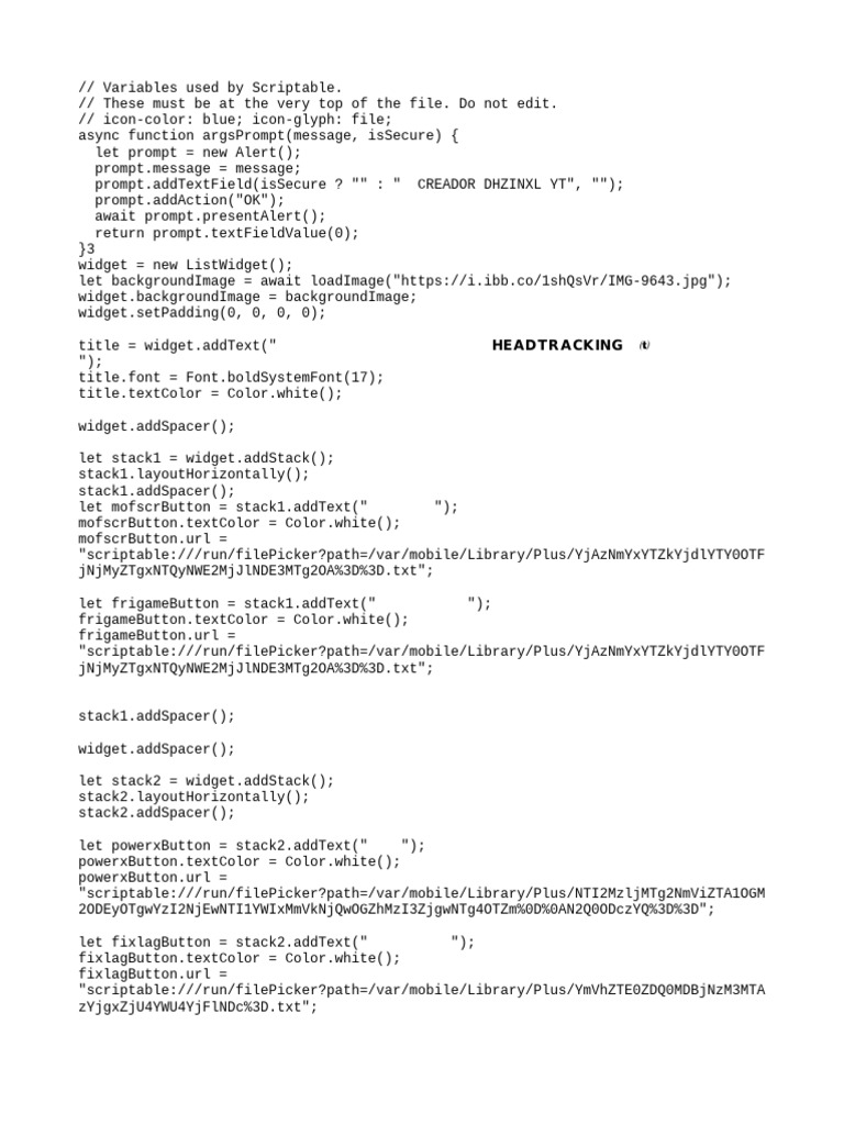 Arquivo Scriptable | PDF