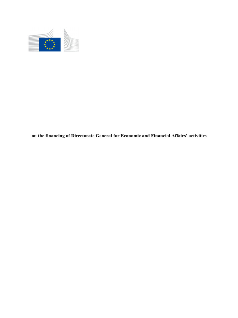 Commission Decision C (2024) 484 DG ECFIN Annual Work Programme 2024 ...