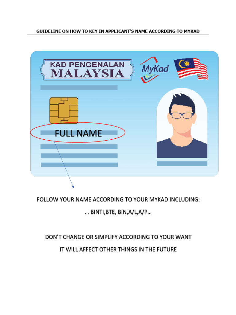 Guideline Mykad | PDF