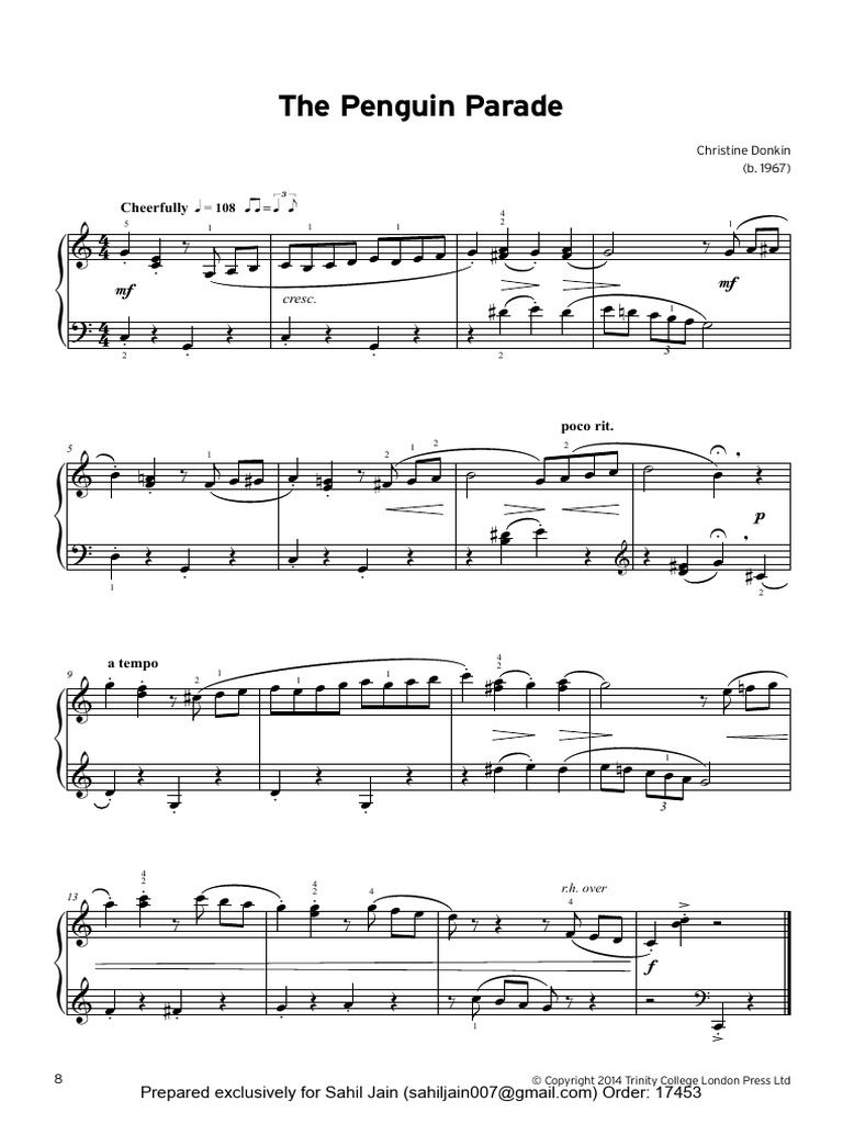 The Penguins Parade | PDF