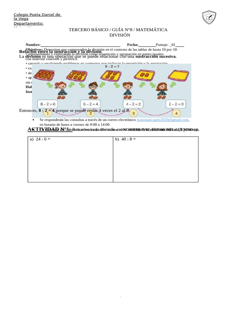 Guia de Divisiones | PDF