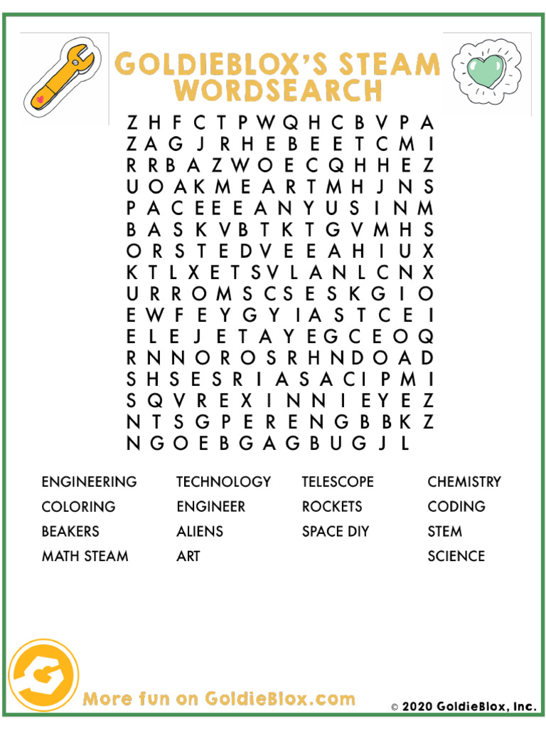 STEAM Wordsearch | PDF
