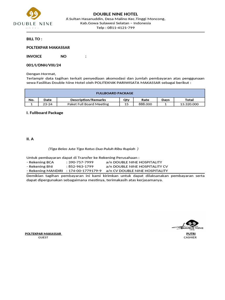 POLTEKPAR INV 1 Rev | PDF