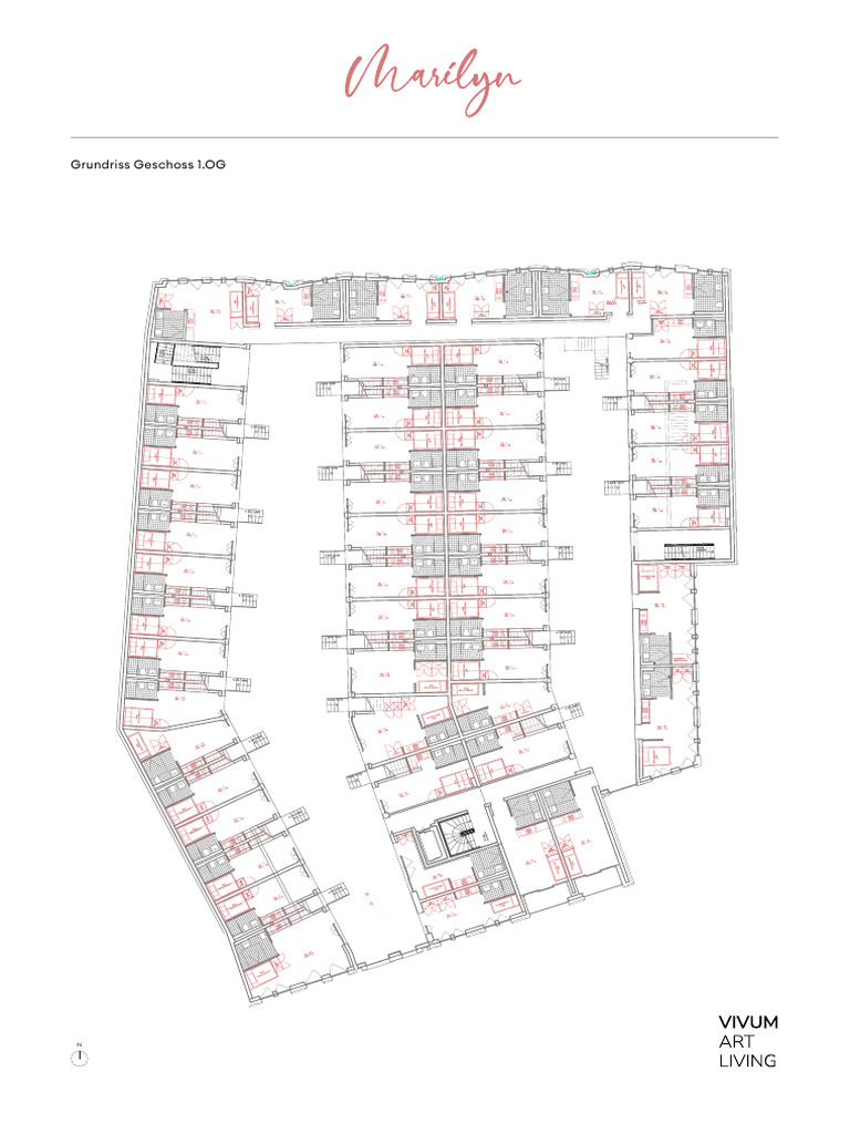 Vivum Art Living Grundrisse Geschoss Marilyn | PDF
