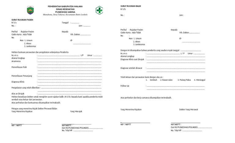 Surat Rujukan Pasien Pdf