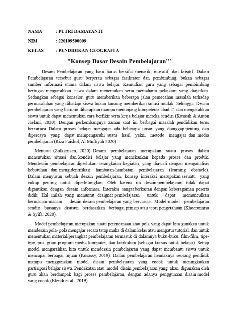 Tugas 3 Pendekatan Dan Model Pembelajaran Geografi | PDF Tugas 3 Pendekatan Dan Model Pembelajaran Geografi | PDF