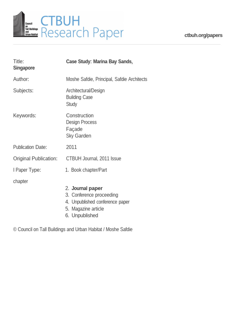 26 Case Study Marina Bay Sands Singapore | PDF