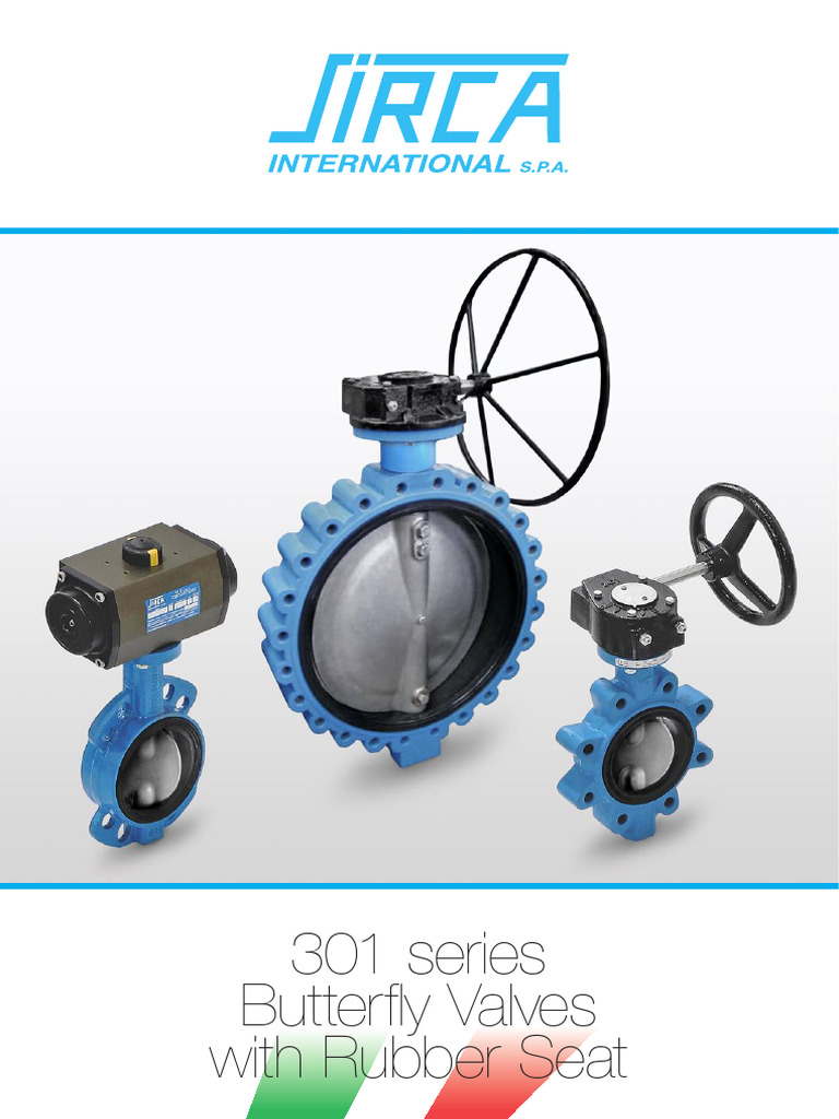 301 Series Butterfly Valves With Rubber Seat CAT 301 02 05 20 | PDF