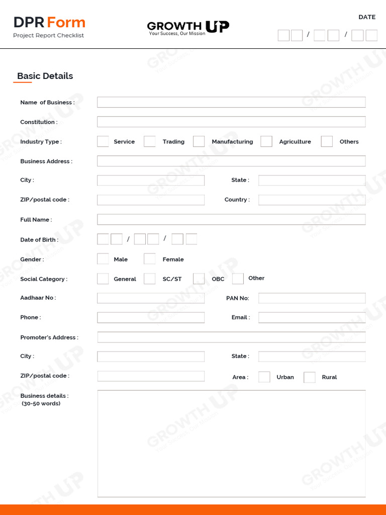 DPP Form | PDF