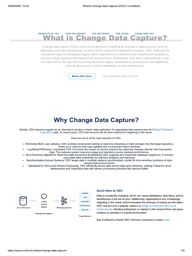 CDC - Confluente | PDF