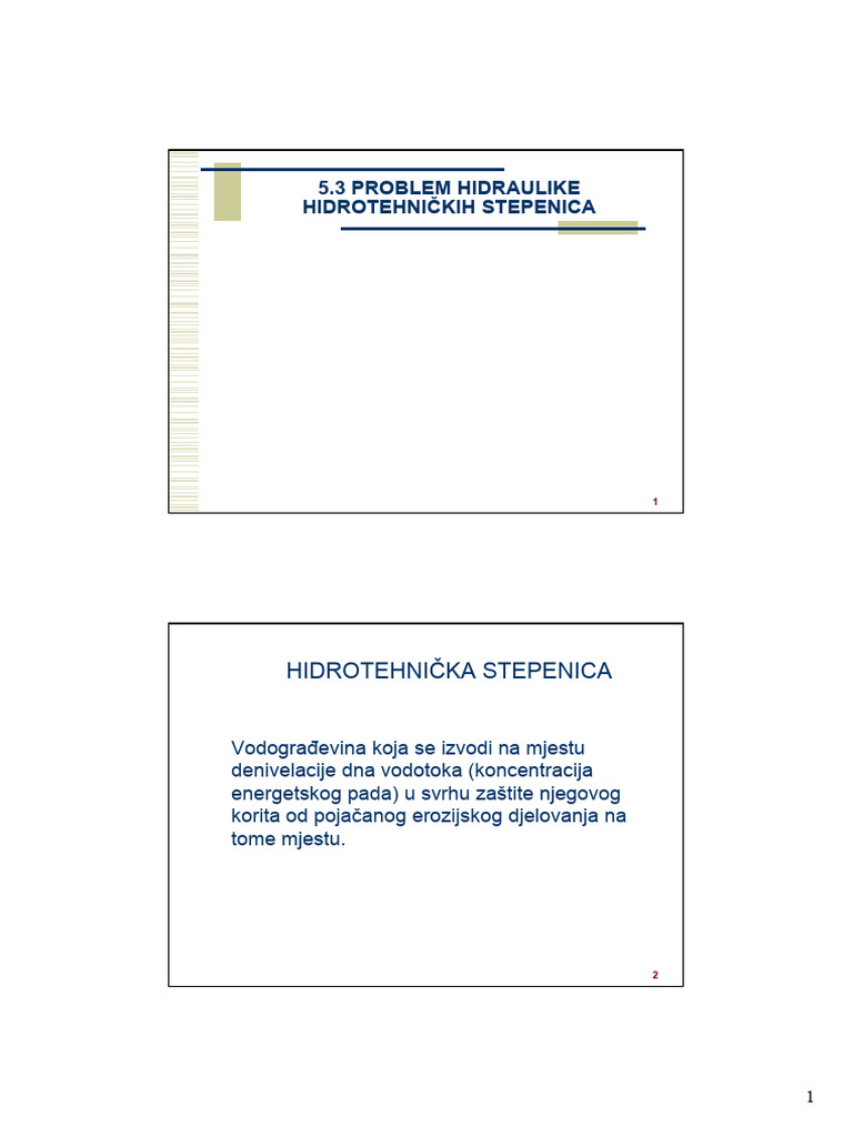 Hidraulicka Stepenica 1 | PDF