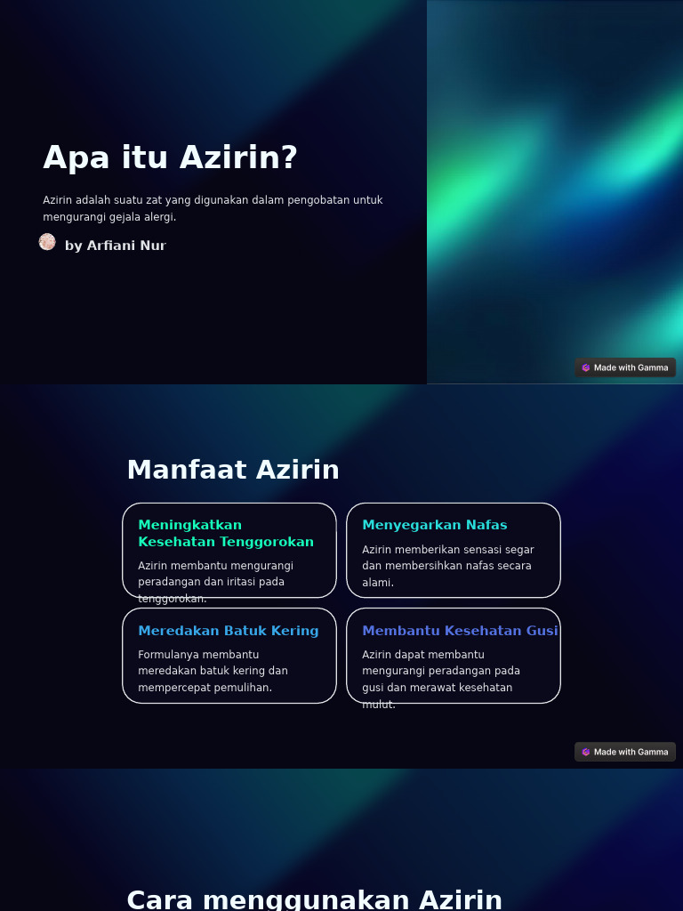 Apa Itu Azirin | PDF
