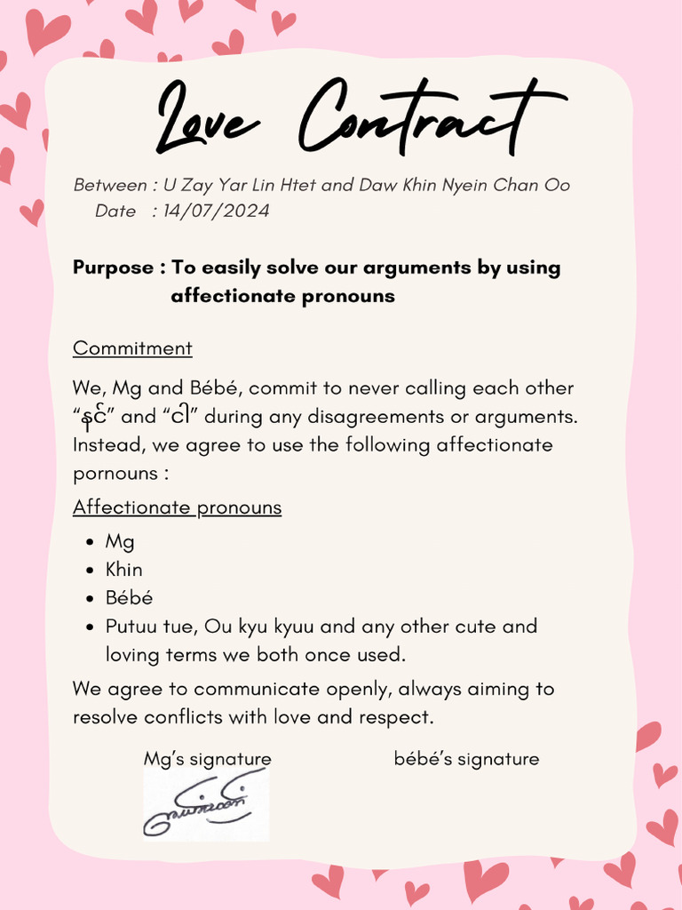 Love Contract.pdf | PDF