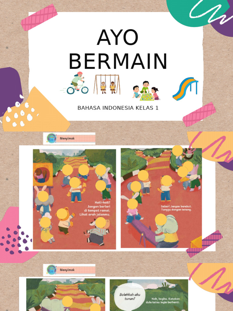 Ayo Bermain Bab 2 Kelas 1 (10!8!2024) | PDF