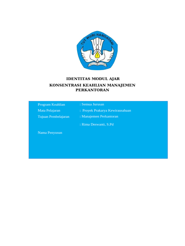 Modul Ajar PKK Kelas XI | PDF