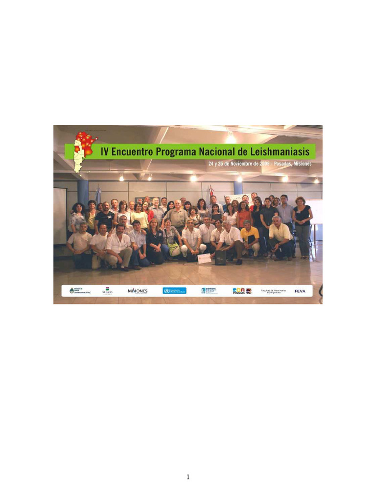 Reunión Nacional Programa Leish Argentina | PDF