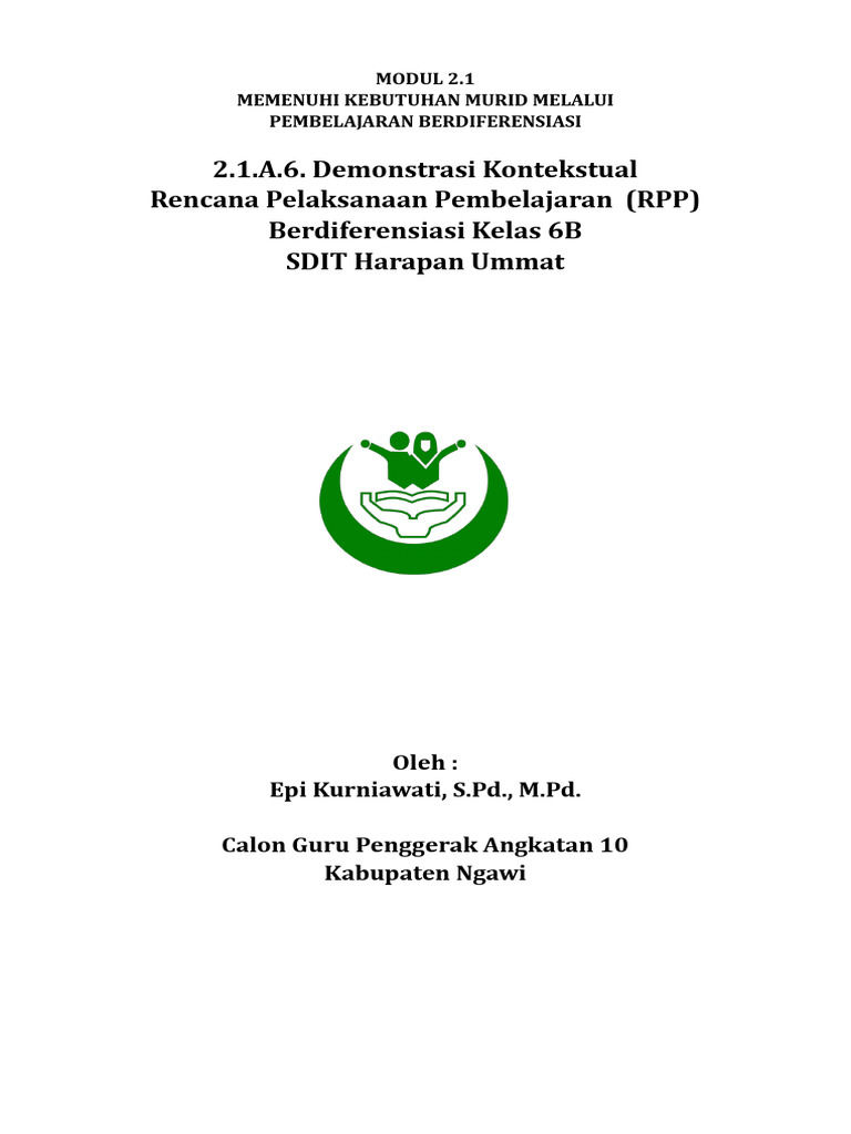 RPP Bu Epi Fix | PDF