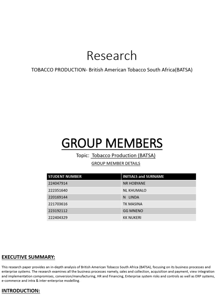 BA Research | PDF | Enterprise Resource Planning | E Commerce