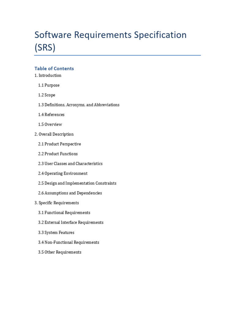 E-Commerce SRS | PDF