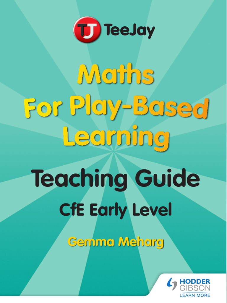 TeeJay Early Level Maths Teaching Guide for Play Based Learning Sample ...