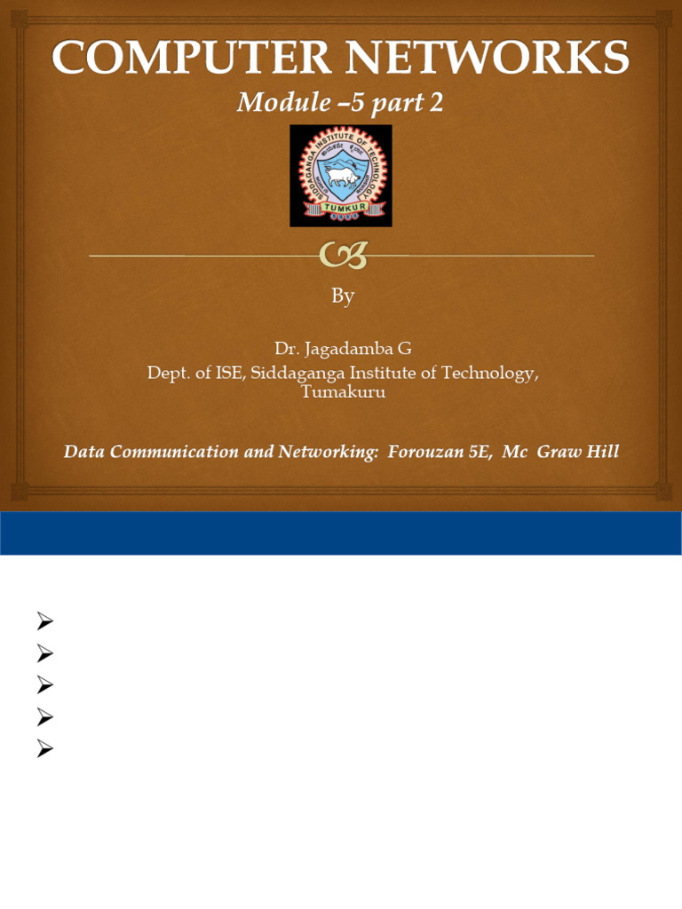 CN Module 5 Part 2 2024 | PDF | Transmission Control Protocol | Port (Computer Networking)