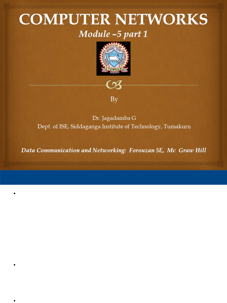 CN Module 5 Part 1 2024 | PDF | I Pv6 | Computers