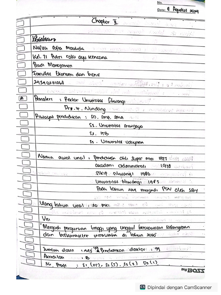 Tugas Chapter 2 Nafisa Sofia Maulida | PDF