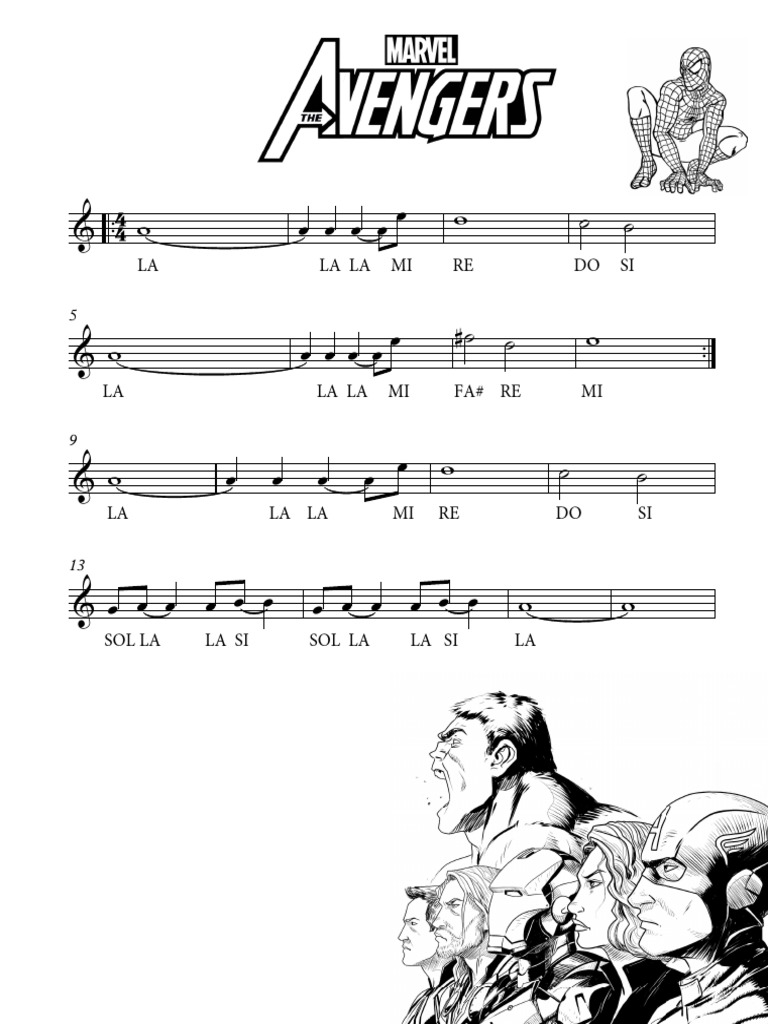 Avengers Partitura | PDF