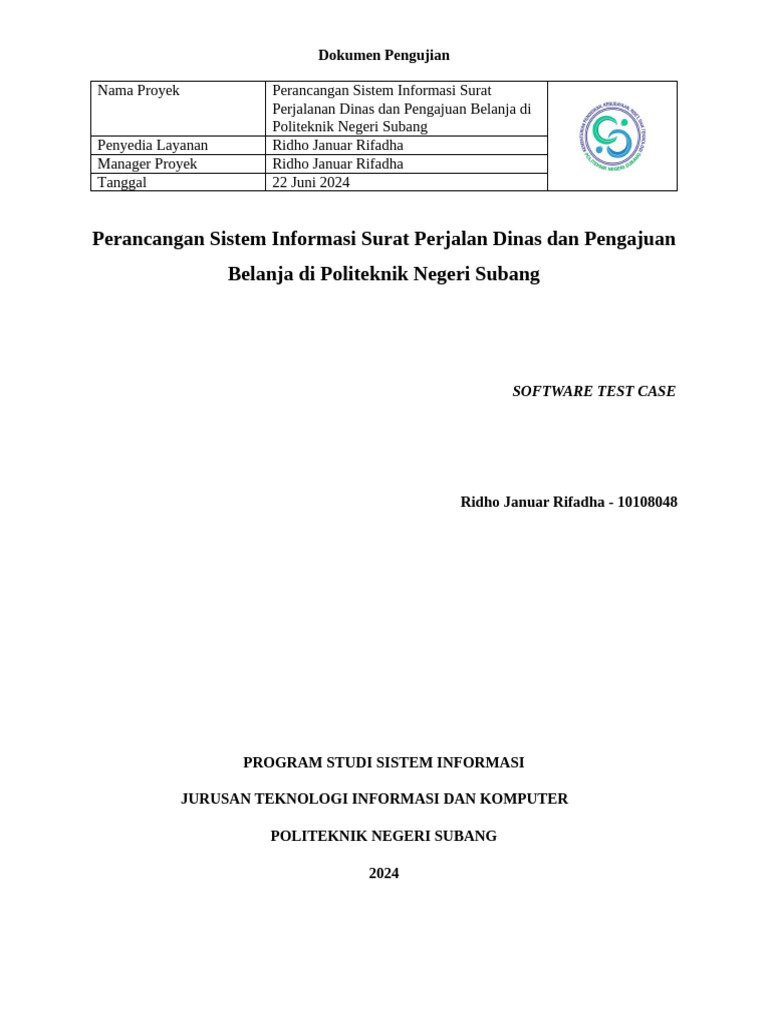 STC Ridho Update | PDF