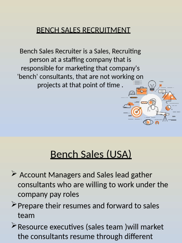 Bench Sales Recruitment | PDF