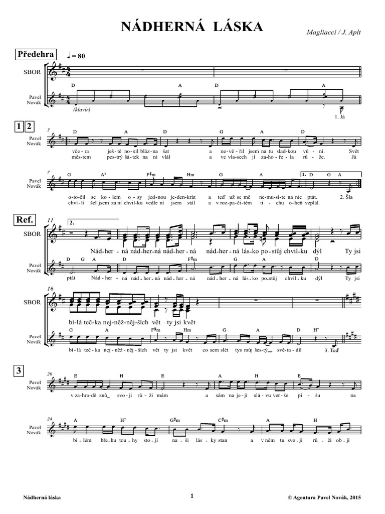 Nadherna Laska Noty | PDF