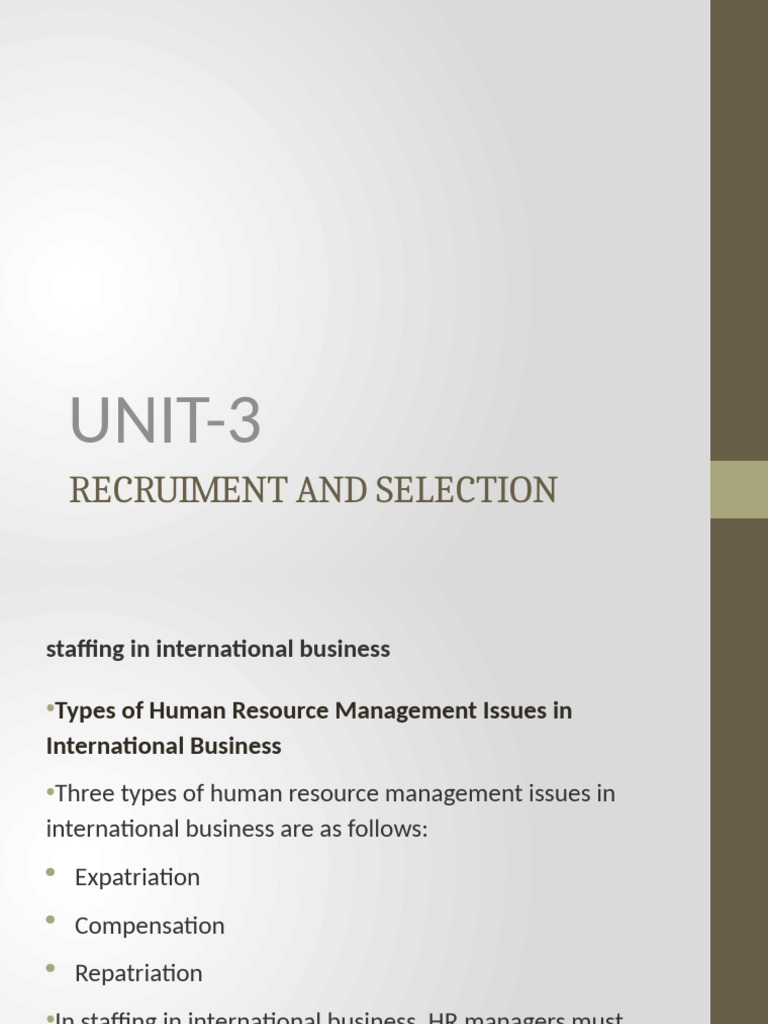 Unit 3 | PDF