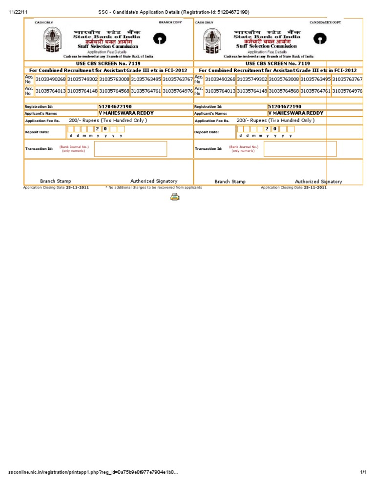 SSC Pay Slip | PDF | Money | Payments