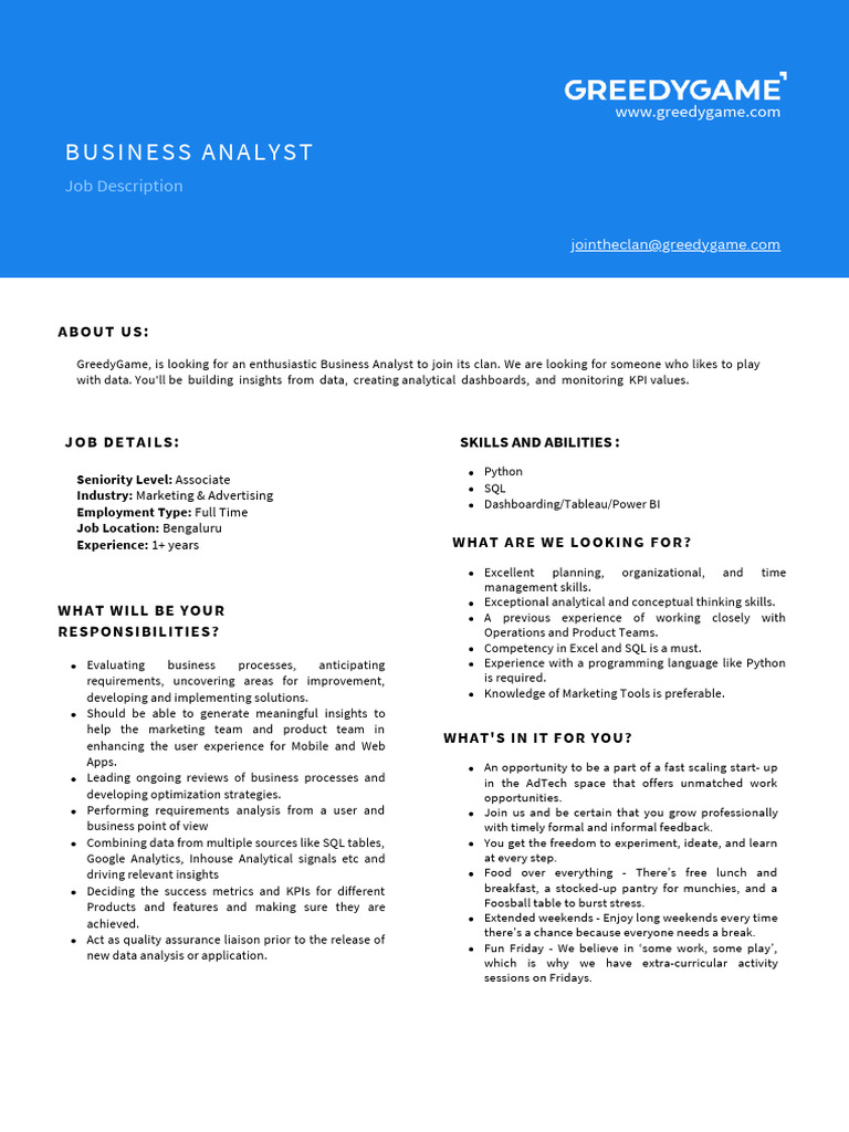 Business Analyst | PDF | Information Technology Management | Business