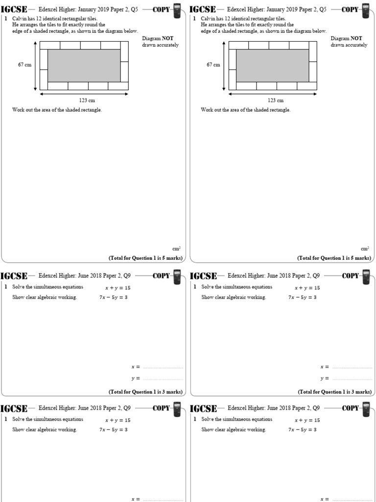 14.1 Simultaneous Linear Equations | PDF