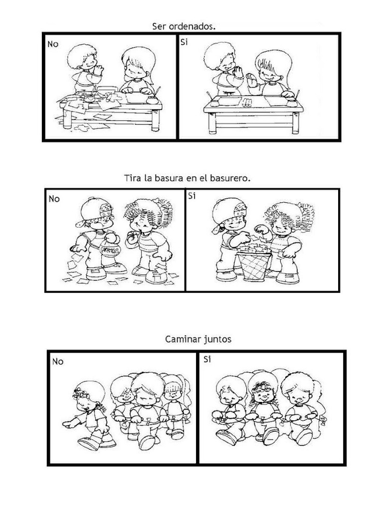 Normas de Clase para Colorear | PDF