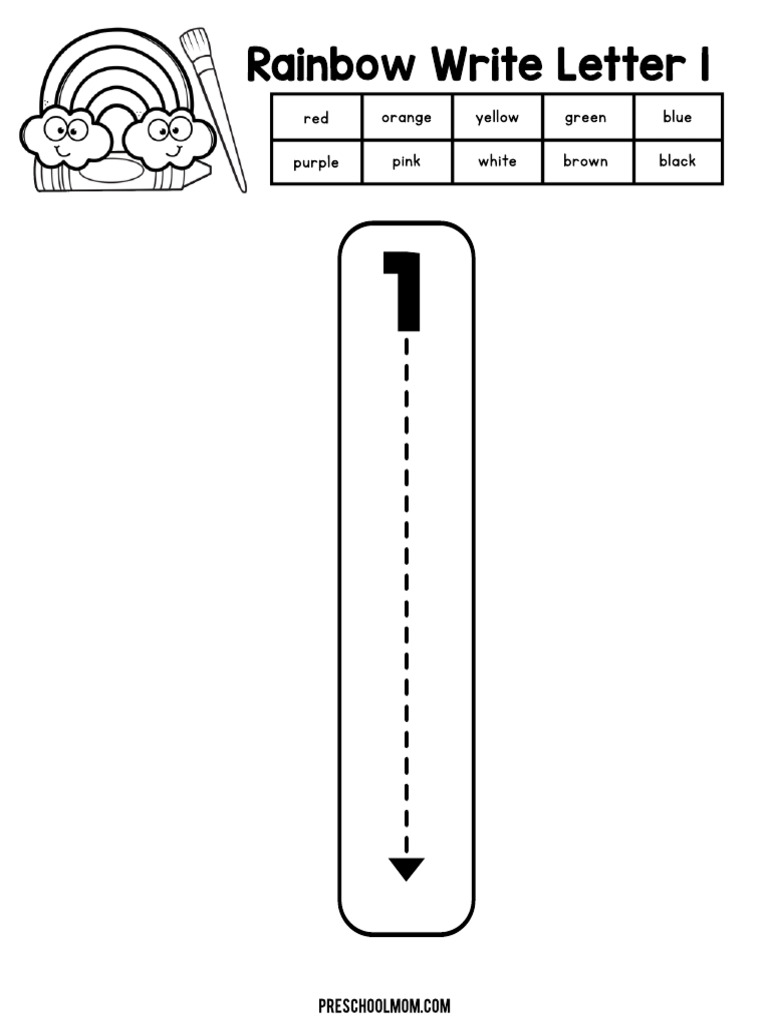 RainbowWrite L Lowercase | PDF
