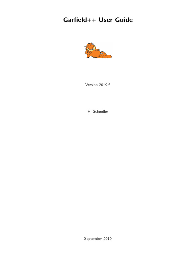 Garfield UserGuide | PDF