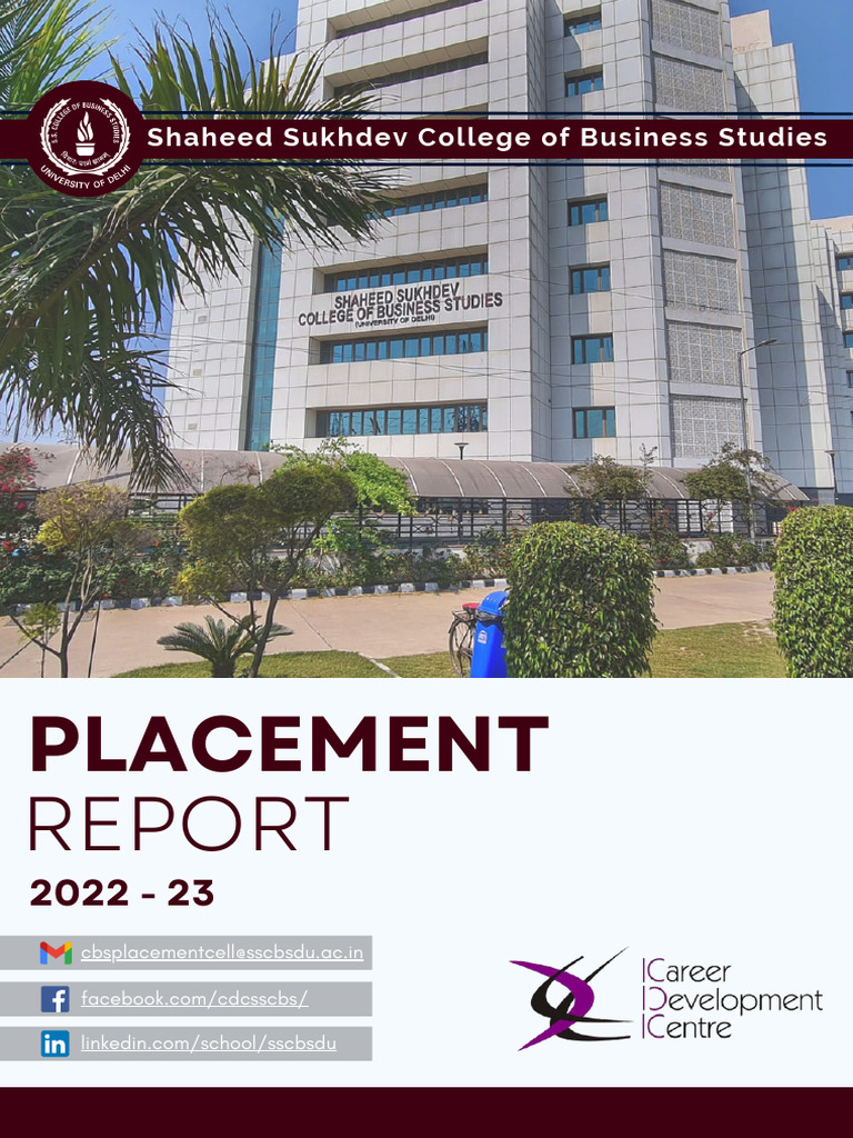 Placement Report 2022 23 | PDF