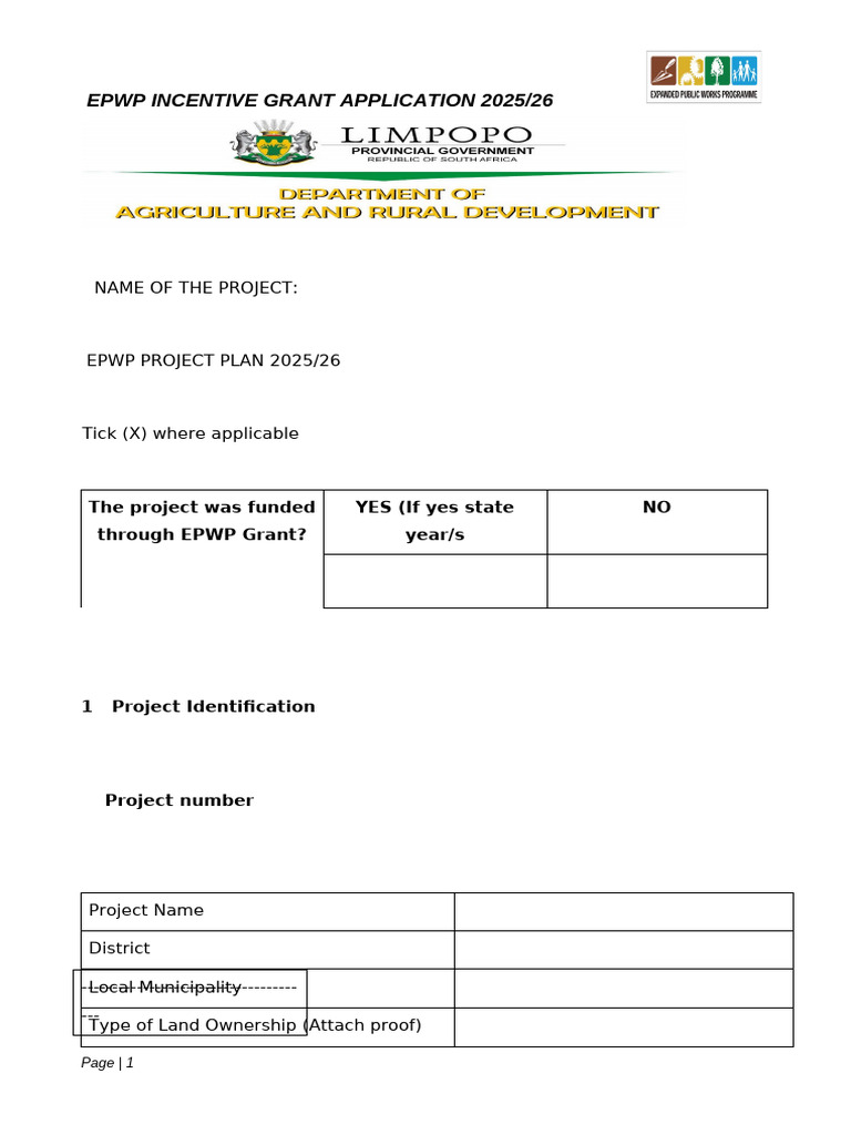 Epwp Application 2025-2026 | PDF