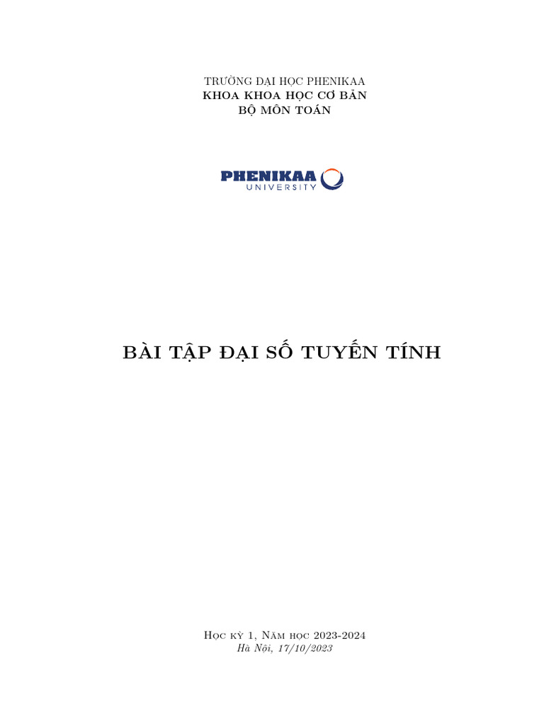 DSTT-Bai Tap Chuong 3 | PDF