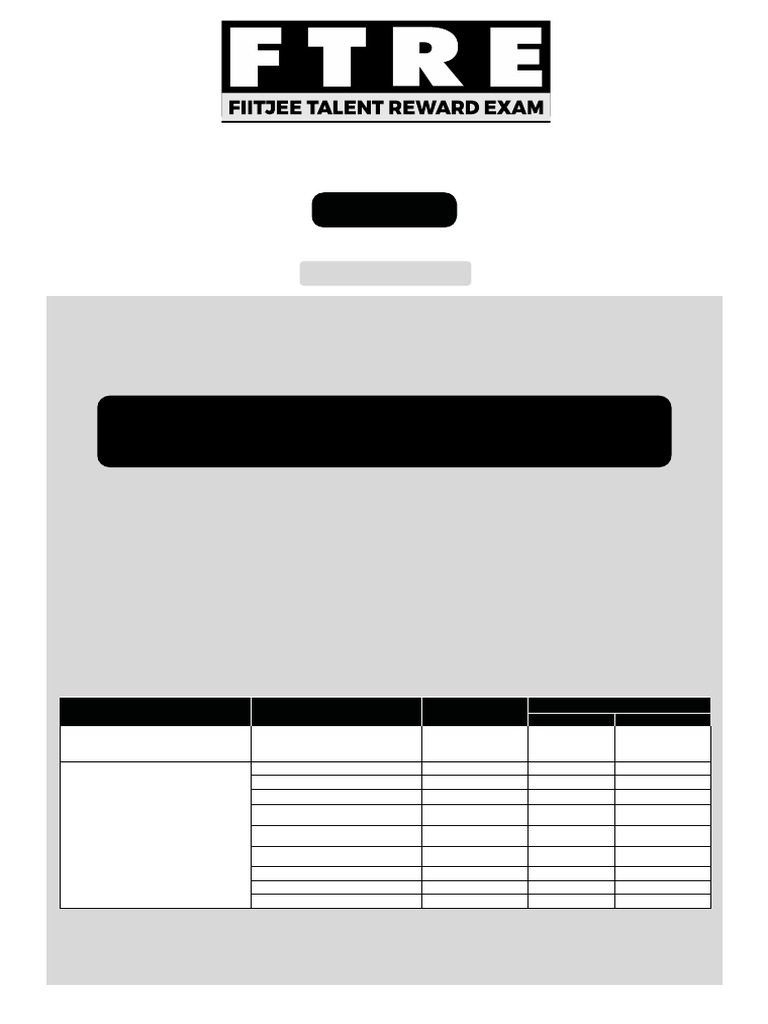 Ftre-2024-Sample Paper-Class-X-P2-Iq+pcm | PDF