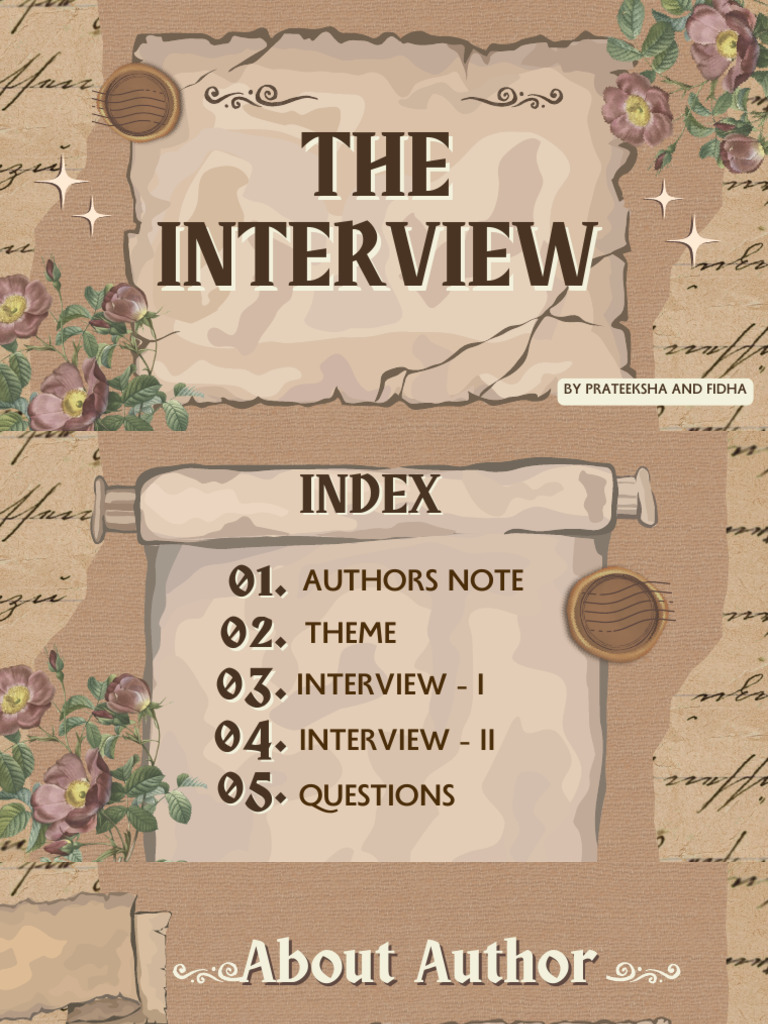 The Interview | PDF