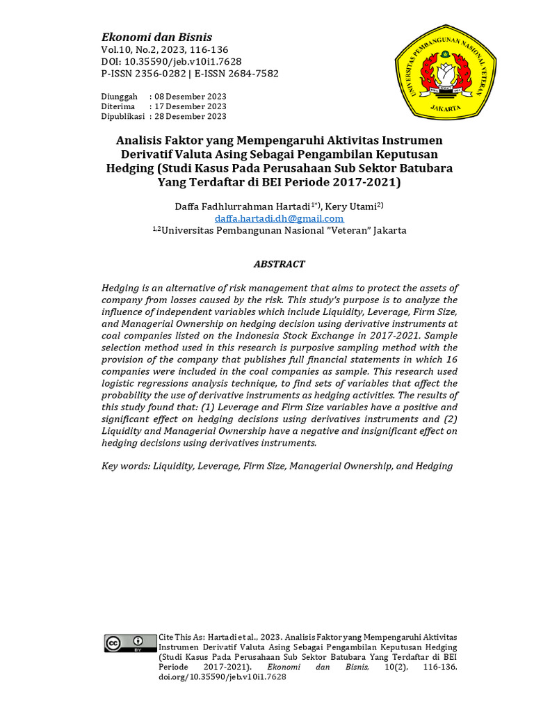 Production - Daffa Fadhlurrahman Hartadi - 7628 | PDF