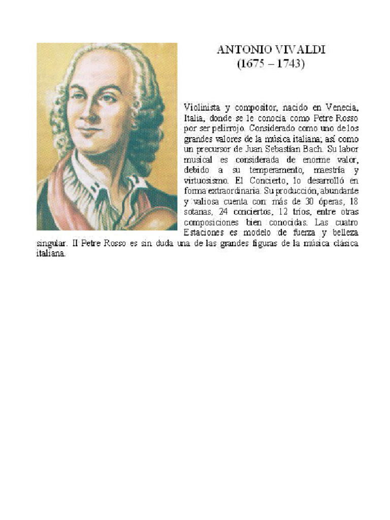 Antonio Vivaldi | PDF